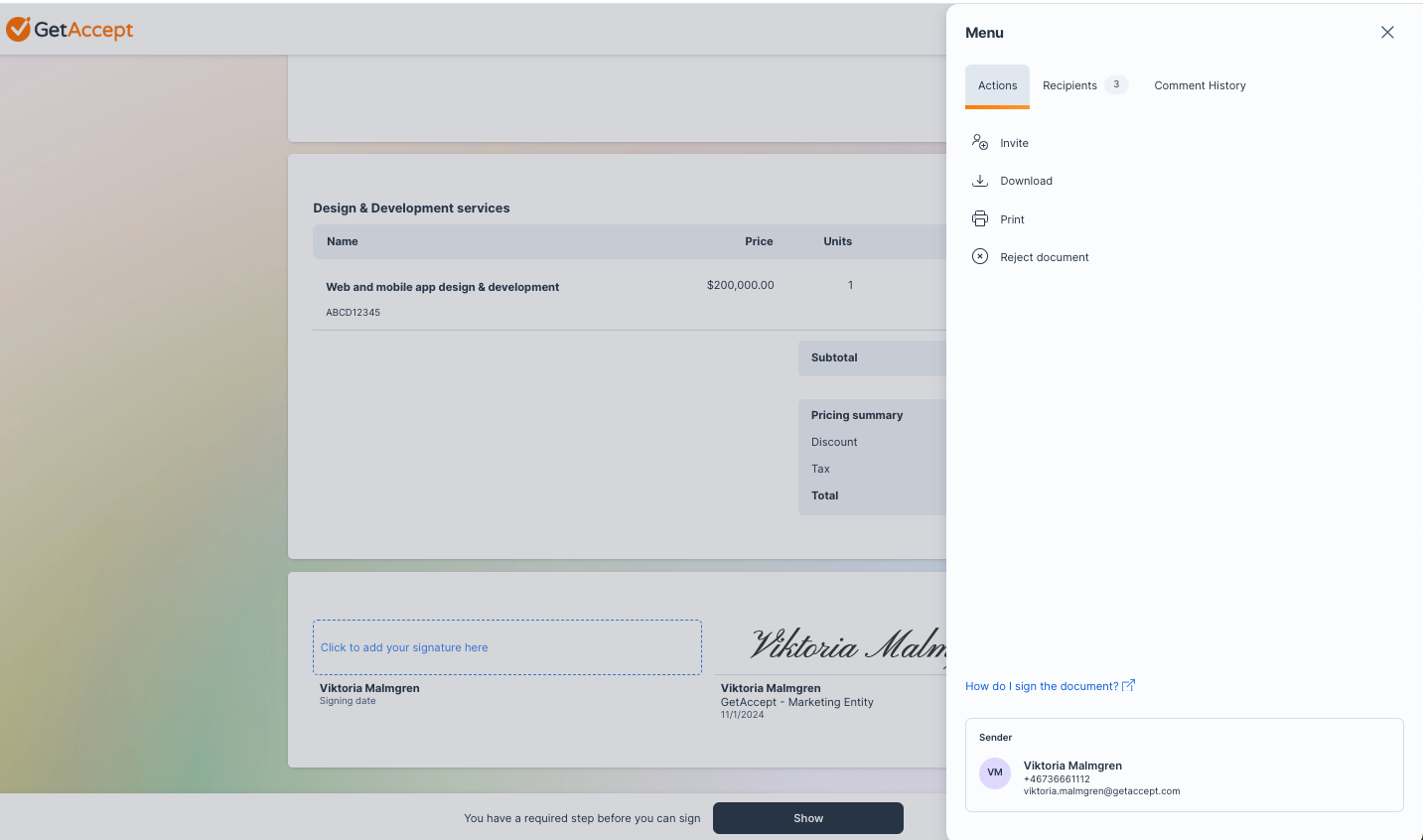 What's New at GetAccept